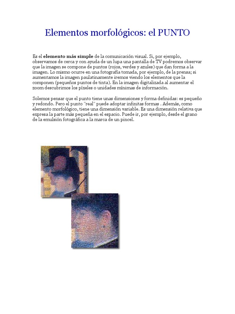 Elementos Morfológicos | PDF | Azul | Color