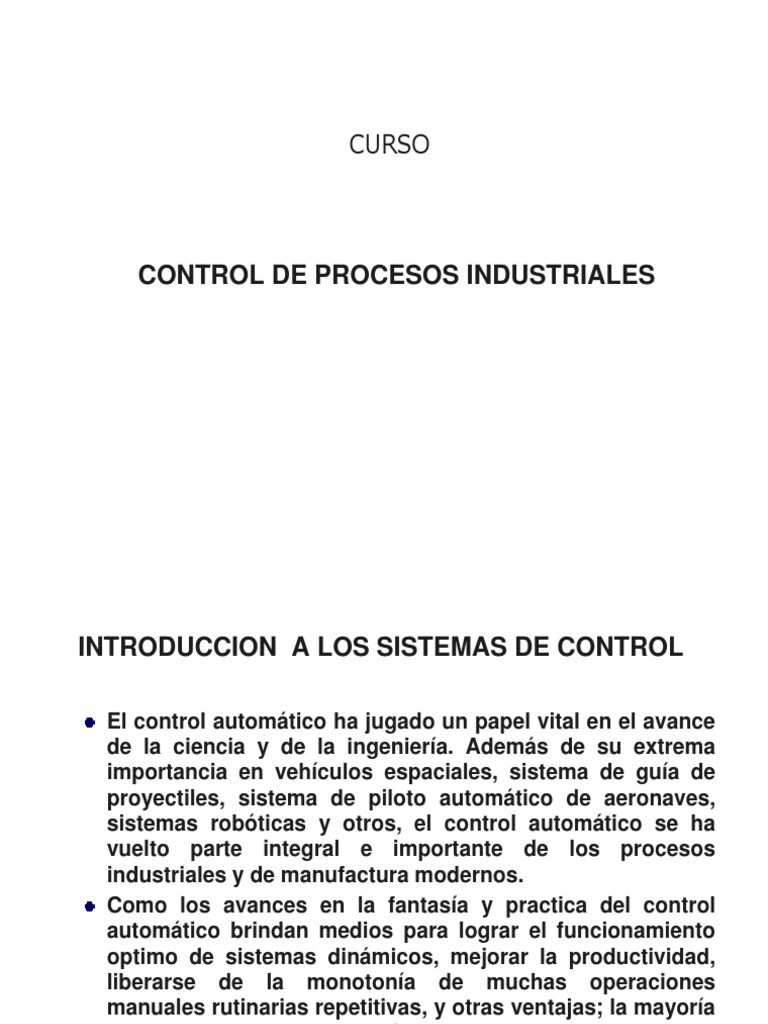Controles Automaticos | PDF | Sistema de control | Sensor