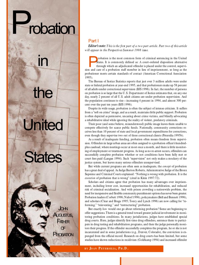 History of Probation Part 1 | PDF | Probation | Probation Officer