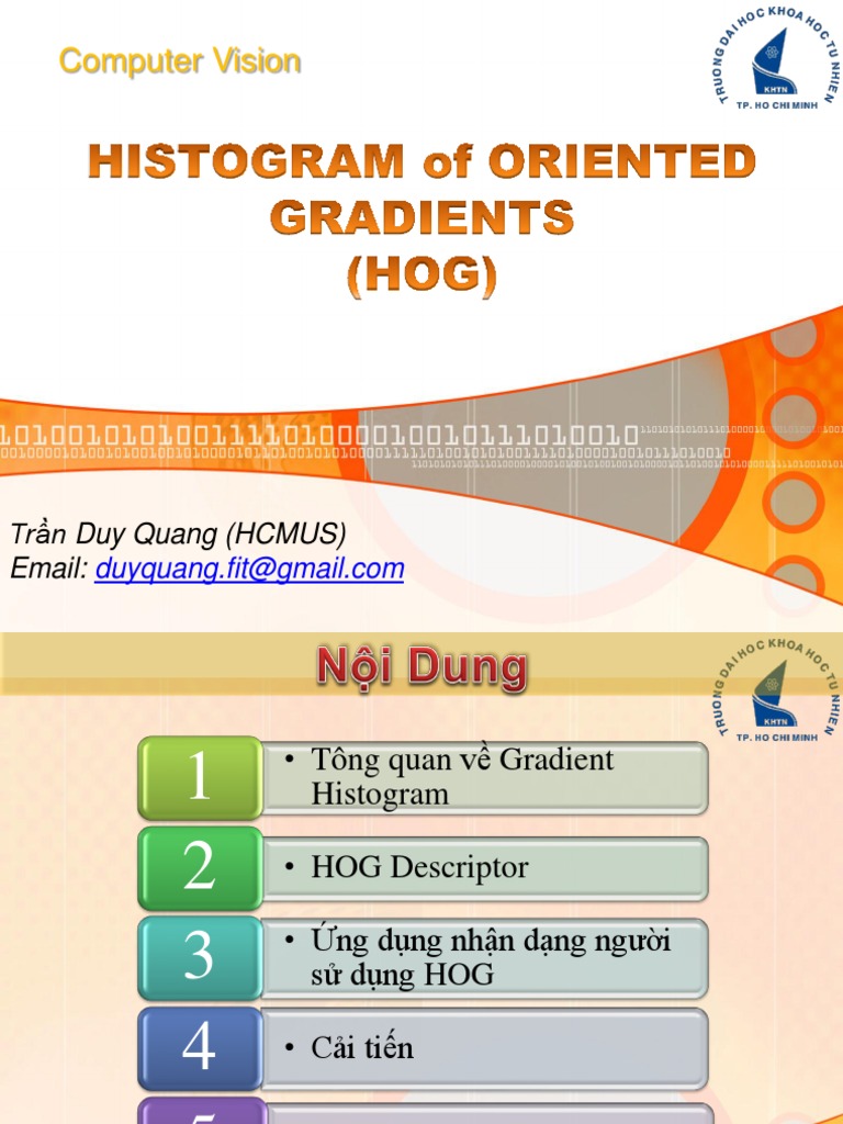 Histogram of Oriented Gradients (HOG) | PDF Histogram of Oriented Gradients (HOG) | PDF