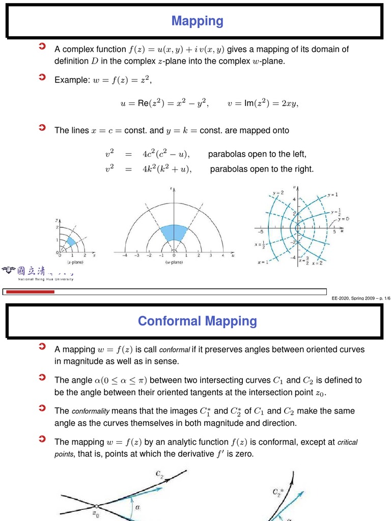 Conformal Mapping | PDF | Trigonometric Functions | Mathematical Objects