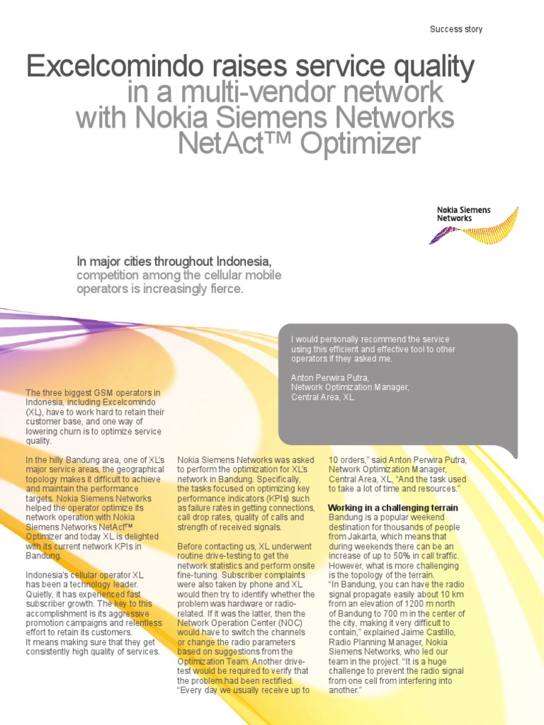 Nokia Success Story | PDF | Program Optimization | General Packet Radio ...