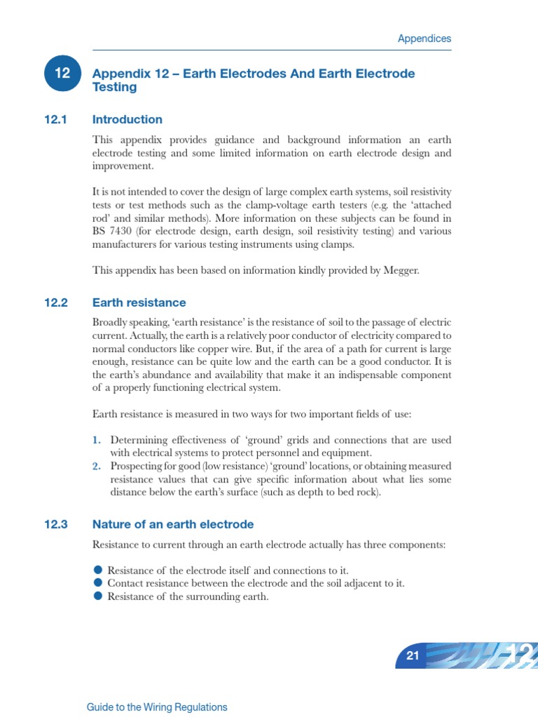 Earth Electrode Testing | PDF | Science & Mathematics