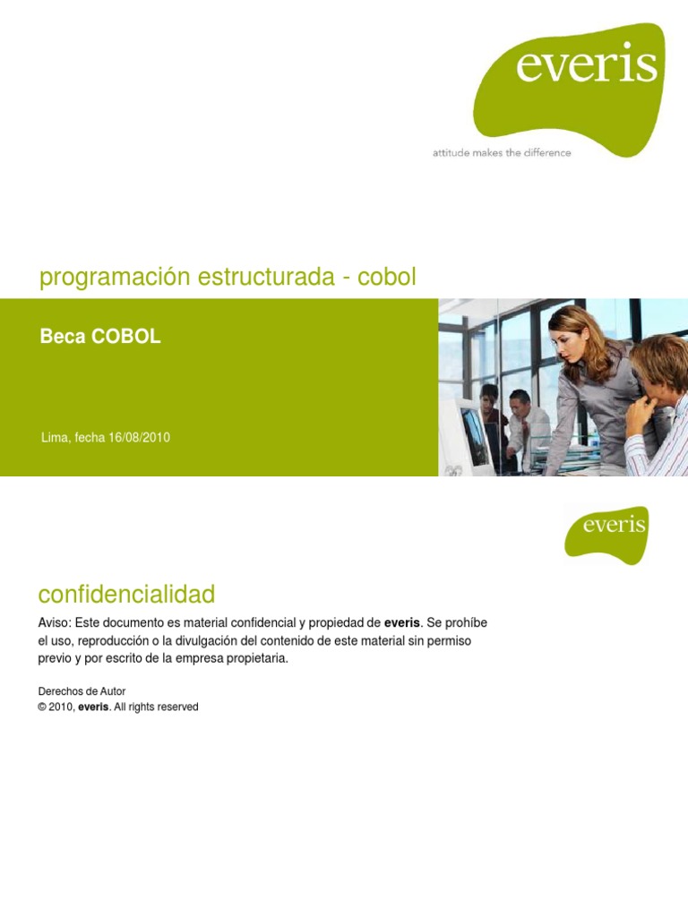 01 - Programacion Cobol - Programacion Estructurada Con Cobol | PDF ...