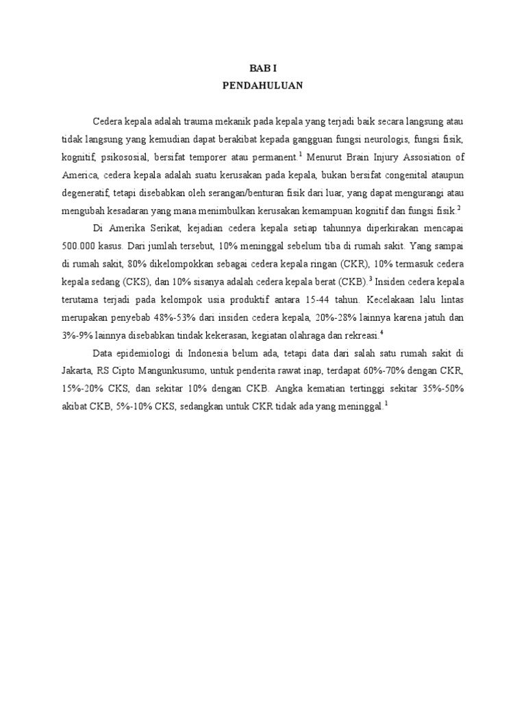 Trauma Capitis | PDF