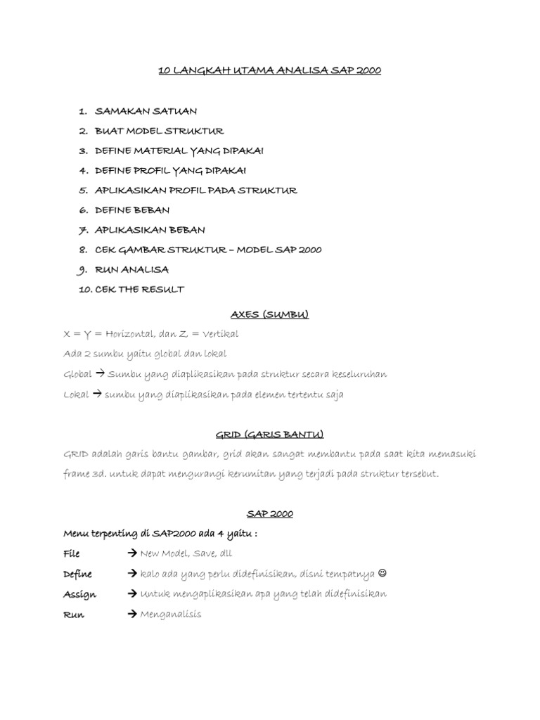 Modul SAP2000 | PDF