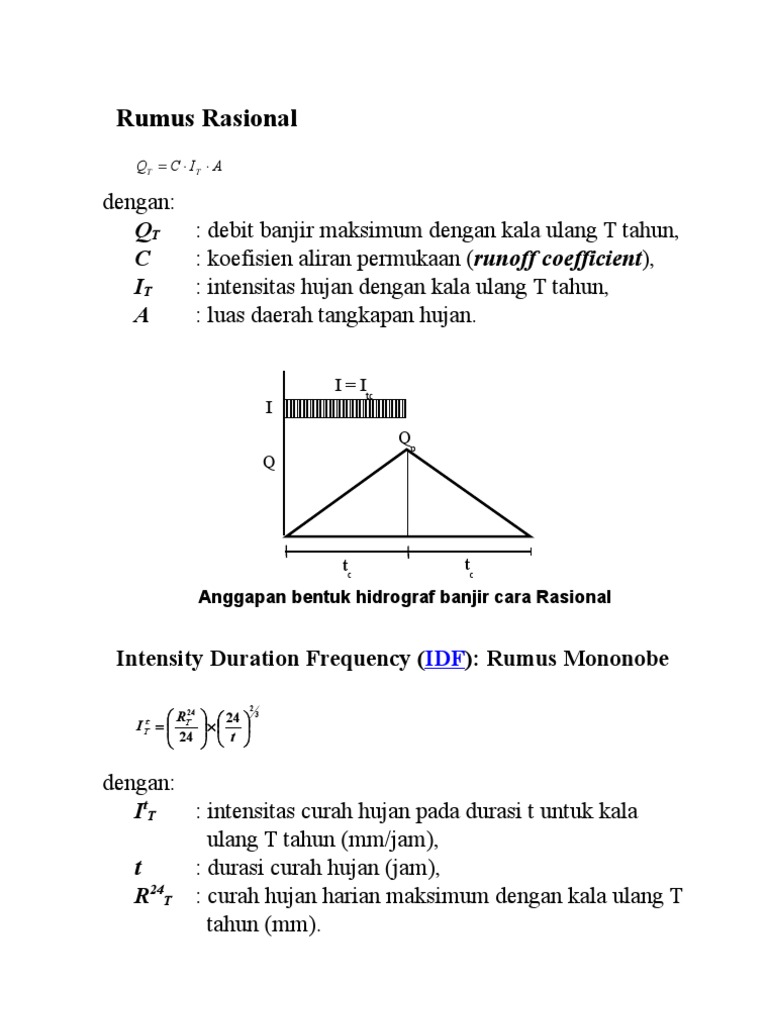Rational Method | PDF | Teknologi & Rekayasa