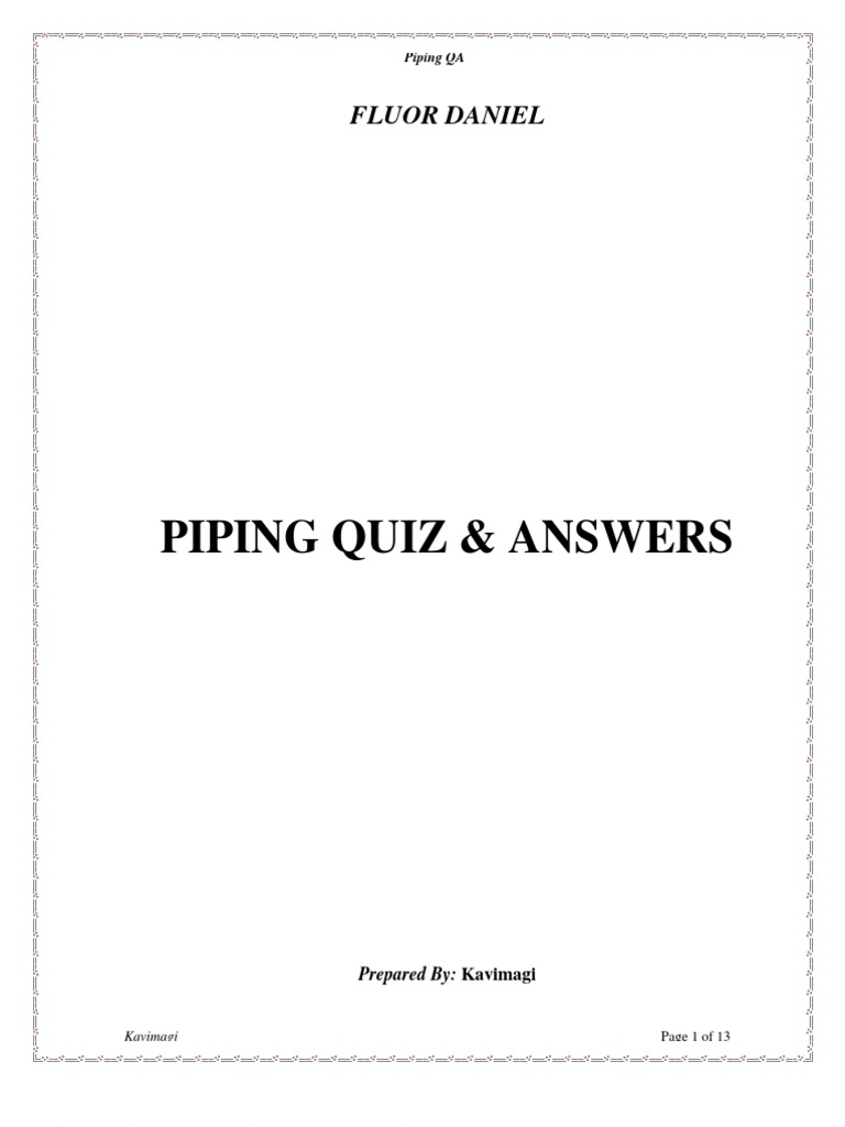 Piping Fundamentals: An In-Depth Review of Piping Design Principles and ...