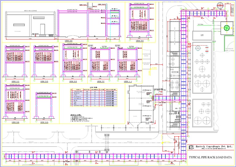Typical Pipe Rack Layout 2 PDF | PDF