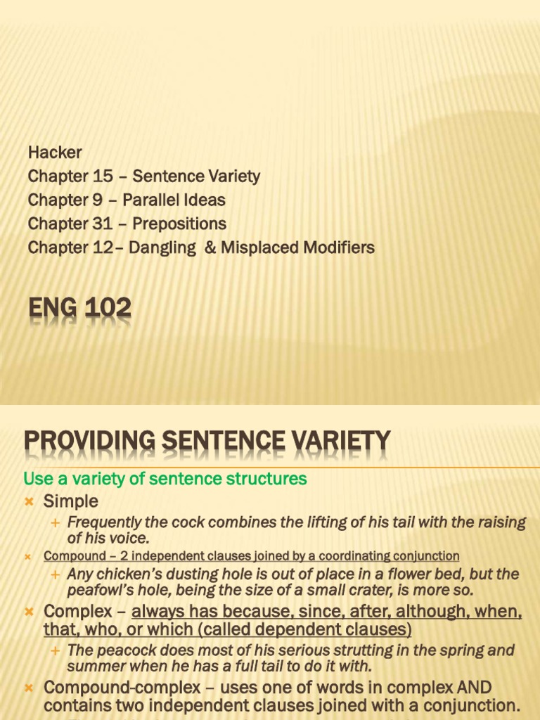 Mastering Sentence Structure Techniques | PDF | Language Arts & Discipline
