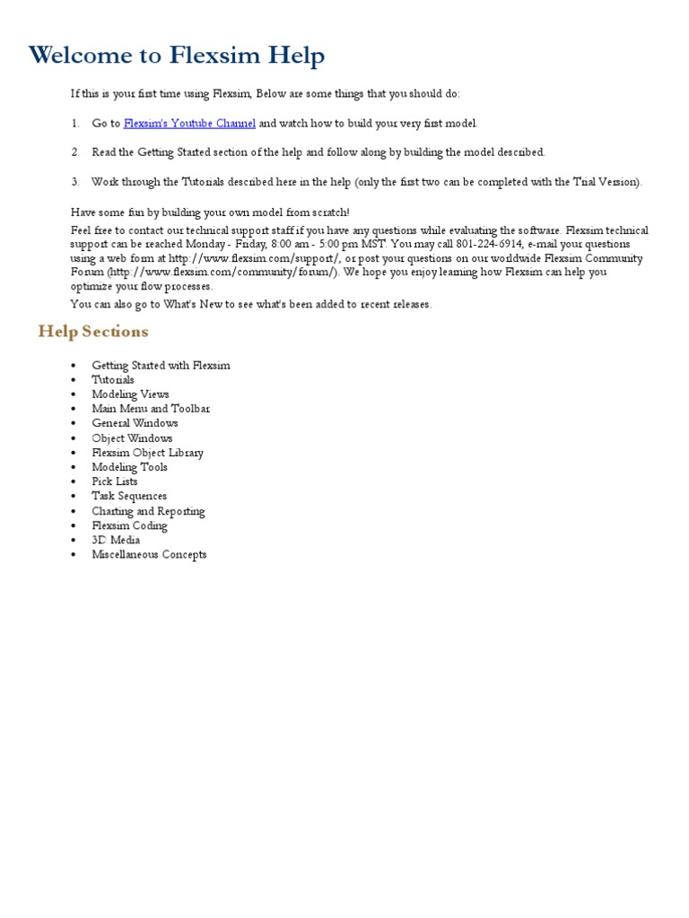 Flexsim 6 0 0 Manual Pdf