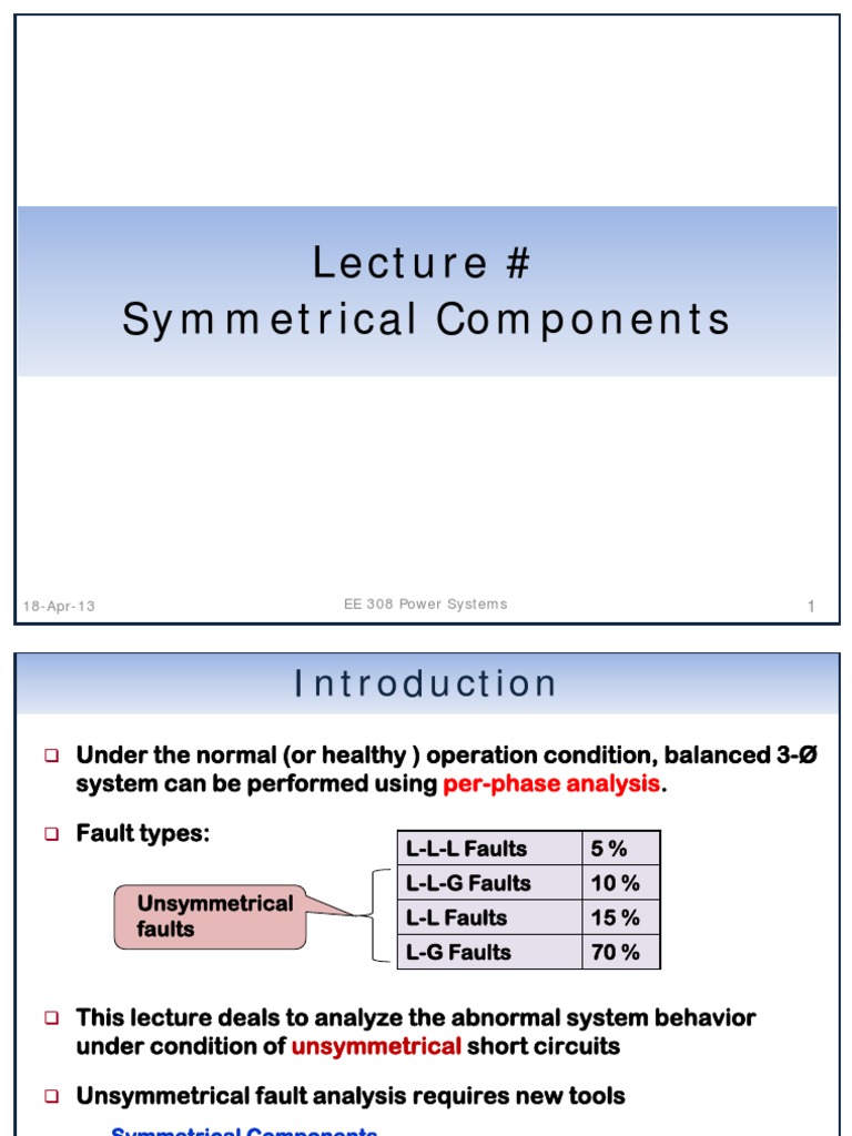 Symmetrical Components PDF | PDF | Electrical Engineering | Force