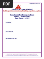 Transformer Test Report | PDF | Transformer | Power (Physics)