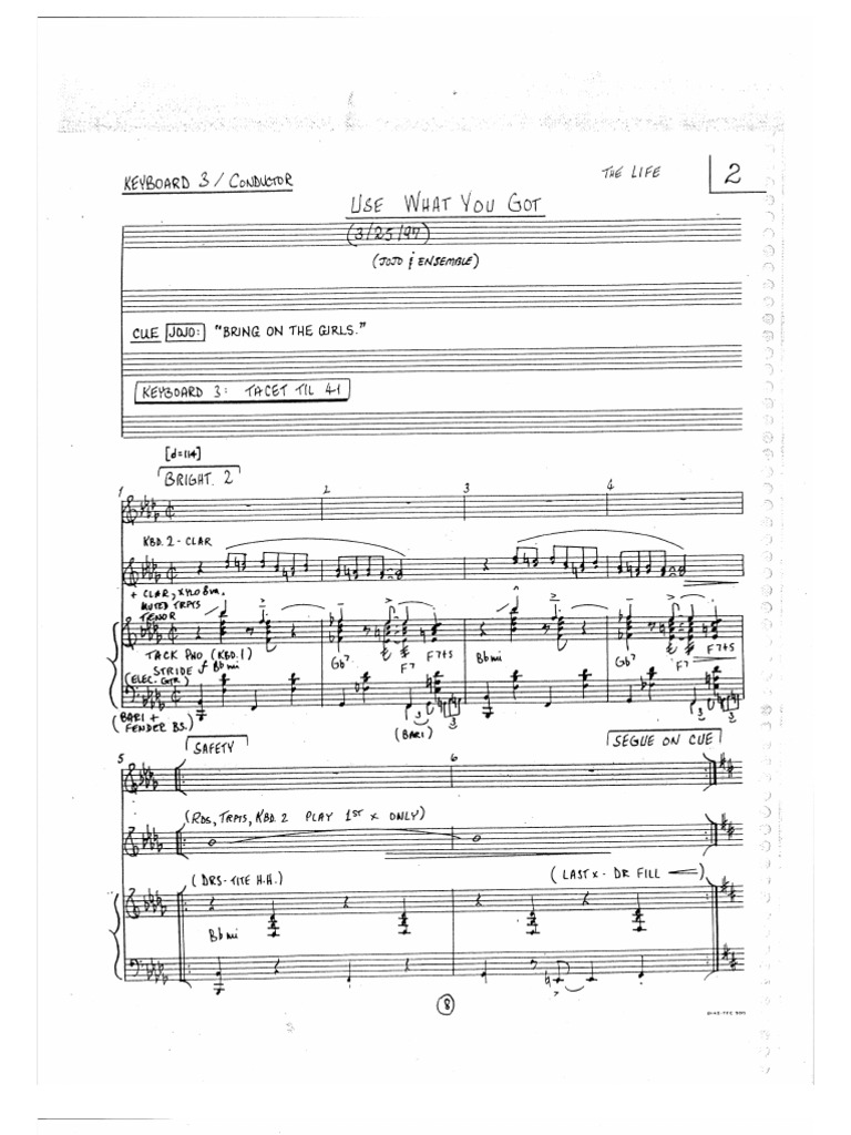 Use What You Got - The Life | PDF