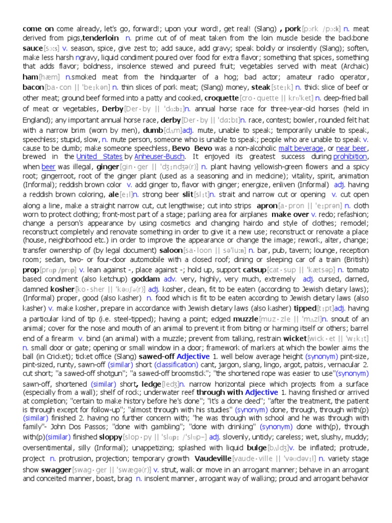 Come On Come Already, Let's Go, Forward! Upon Your Word!, Get Real ...