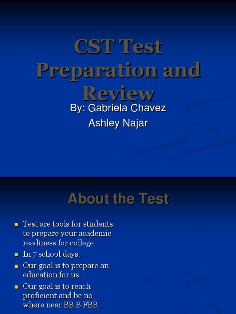 CST | PDF