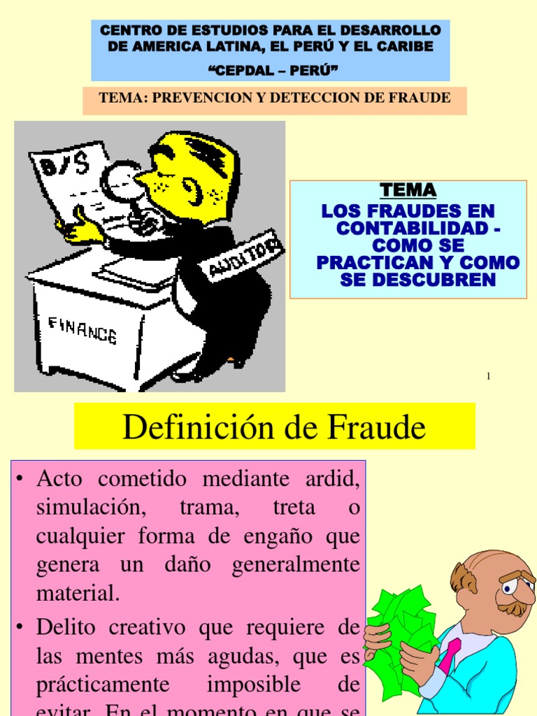 FRAUDES CONTABLES.ppt | Contabilidad | Business