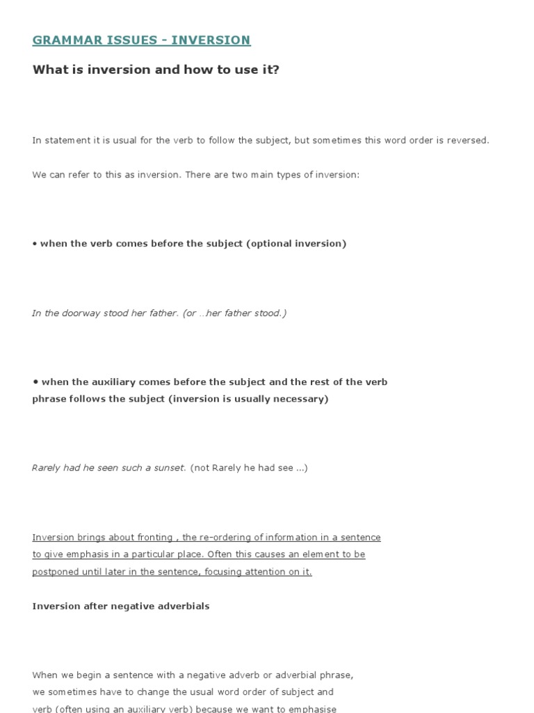 Negative and Limiting Adverbials | PDF | Adverb | Verb