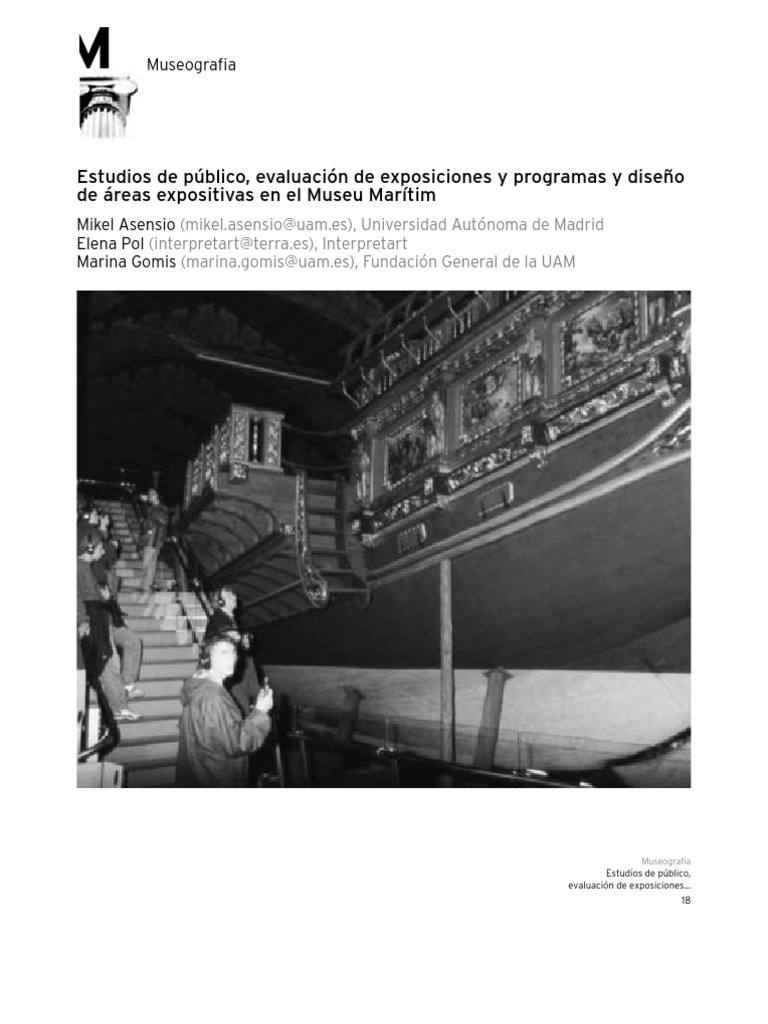 Evaluación de Exposiciones y Programas de Diseño de Museos | PDF | Museo | Museología