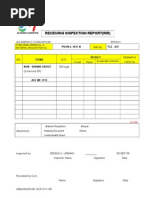 Goods Received Note Template in Excel Format | PDF