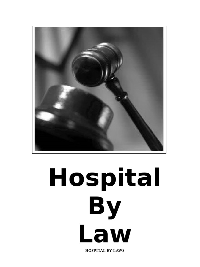 Hospital by Laws | PDF