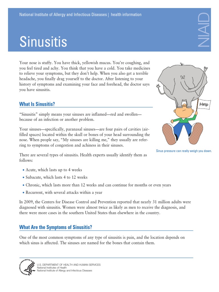 What Is Sinusitis? | PDF