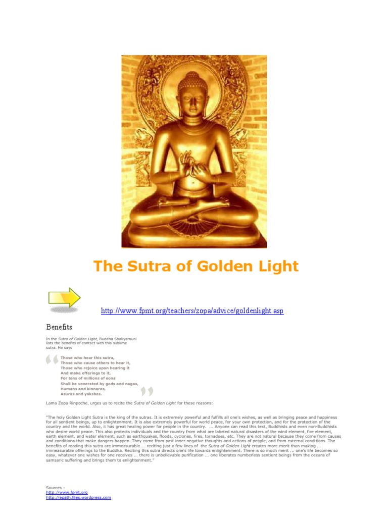 Golden Light Sutra | PDF