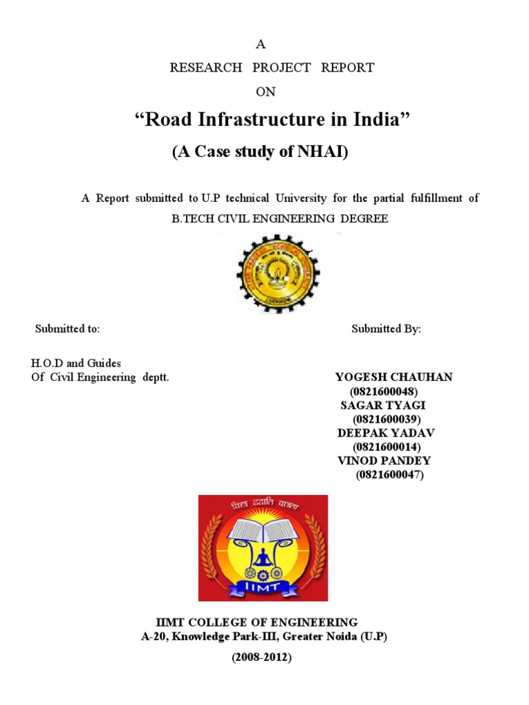 Road Infrastructure in India | PDF | Road | Road Surface