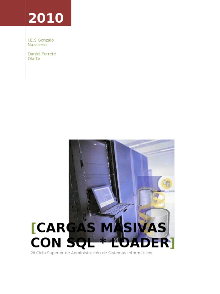 SQL LOADER Por Daniel Ferrete Olarte | PDF | SQL | Tabla (base de datos)