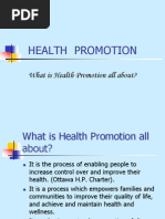 Three Pillars of Health Promotion | PDF | Health Promotion | Sustainability