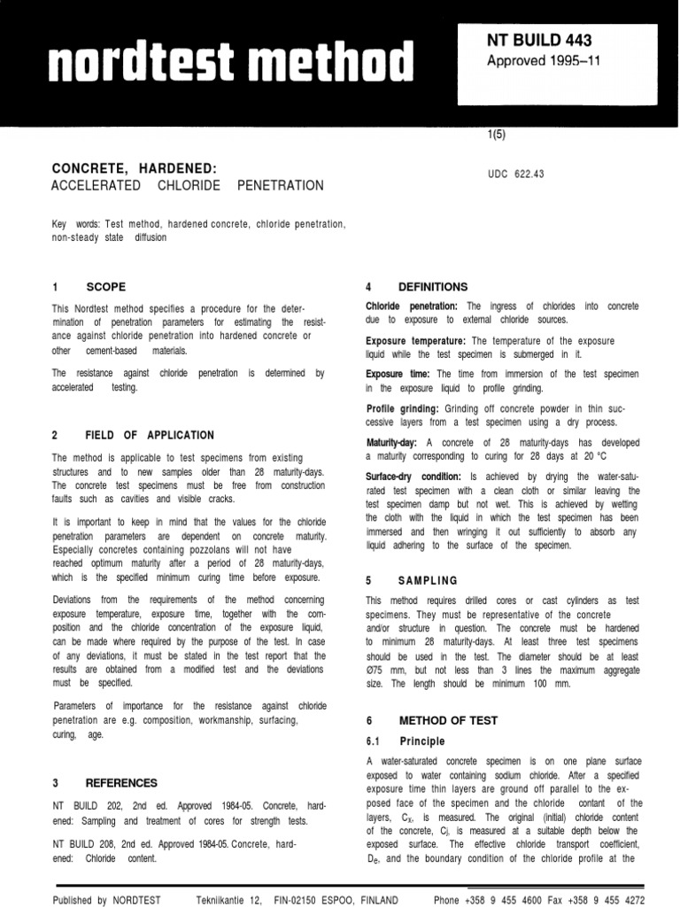 Build 443 | PDF | Sodium Chloride | Concrete
