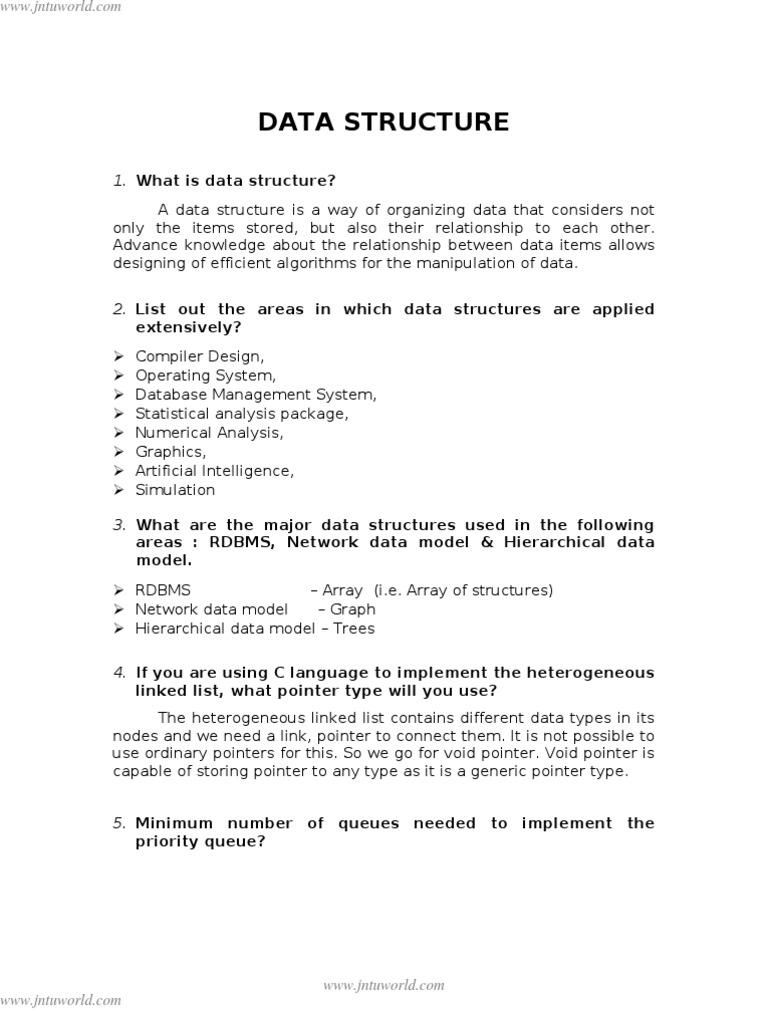 Data Structure: Ta Structures Aptitude | PDF | Pointer (Computer Programming) | Subroutine