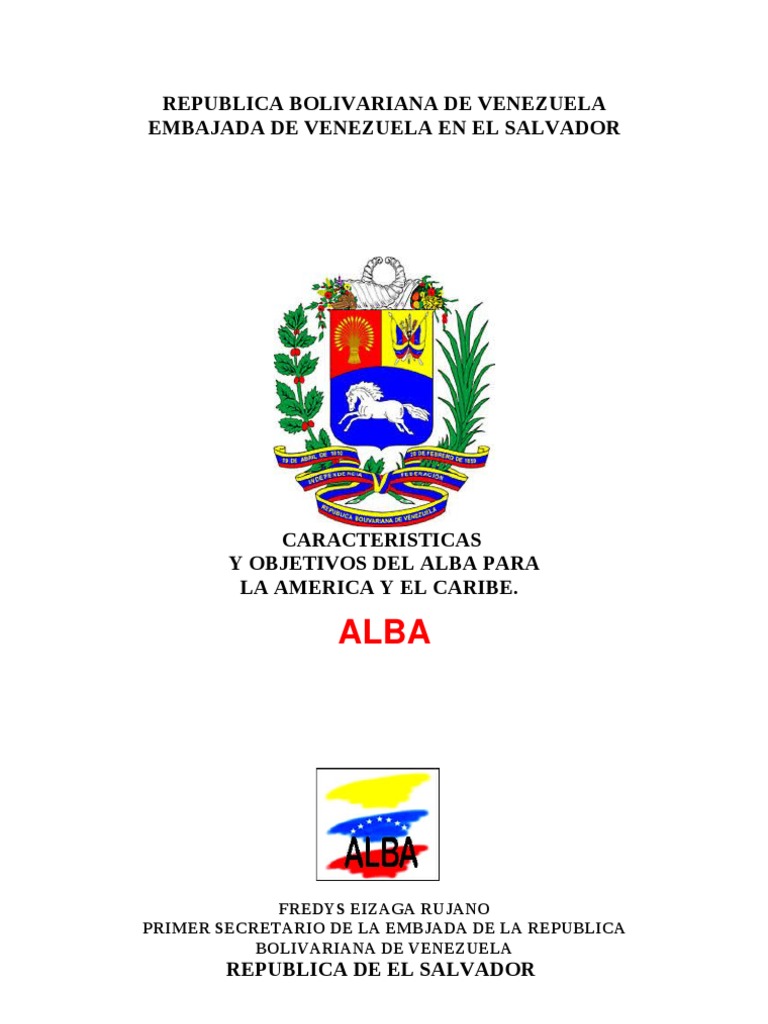 Caracteristicas Del Alba | PDF | America latina | Los Estados Unidos