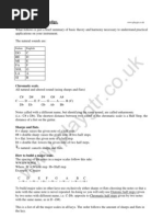 Key Modulation Chart | PDF | Pitch (Music) | Harmony
