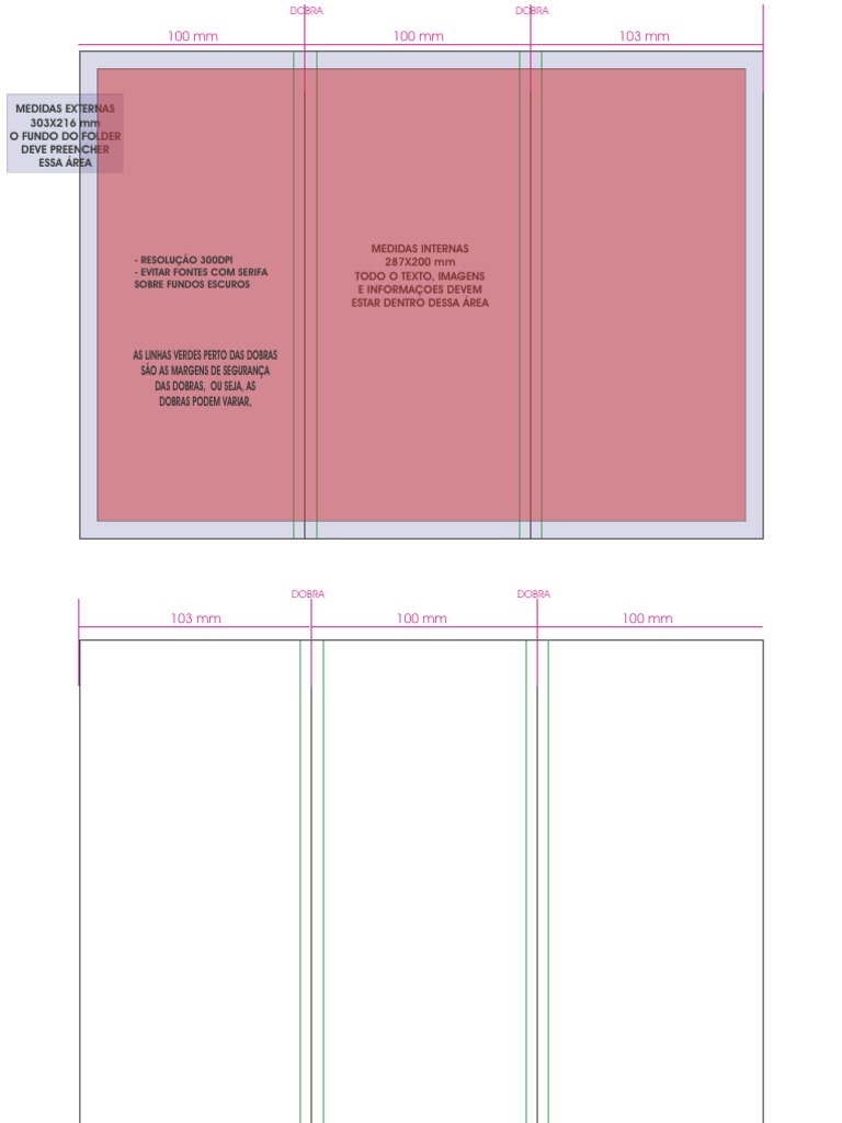 Ajuda Montagem Folder A4 2 Dobras | PDF