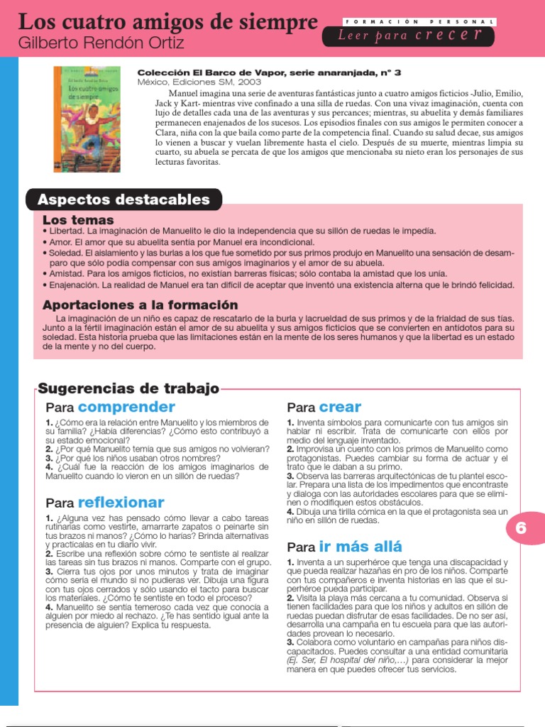 Los Cuatro Amigos de Siempre | PDF