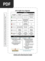 ATC Light Gun Signal Reference Guide | PDF | Technology & Engineering