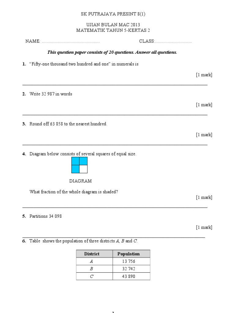 This Question Paper Consists Of 20 Questions Answer All Questions