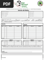 Cedula | PDF | Árbitro | Asociación de Futbol