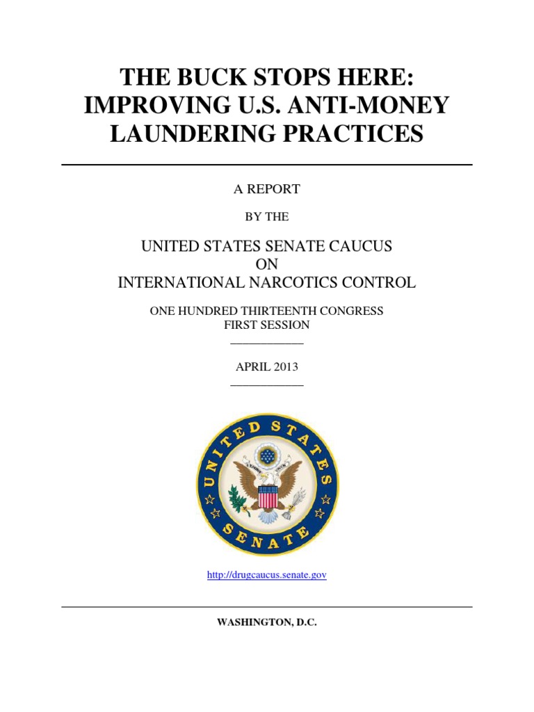 Money Laundering Report - Final | PDF | Money Laundering | Illegal Drug ...