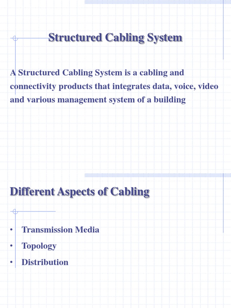 Structured Cabling | PDF | Telecommunications Equipment | Computing