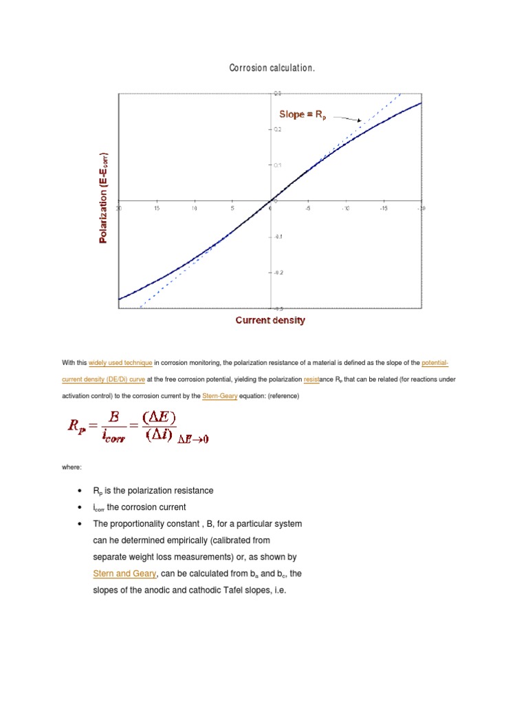 Corrosion Calculation | Download Free PDF | Corrosion | Electrochemistry