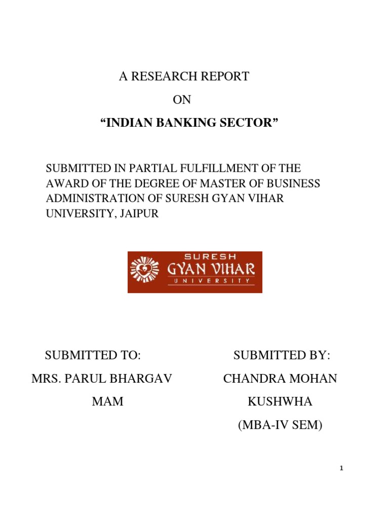 A Research Report On Sbi | PDF | Reserve Bank Of India | Credit Card