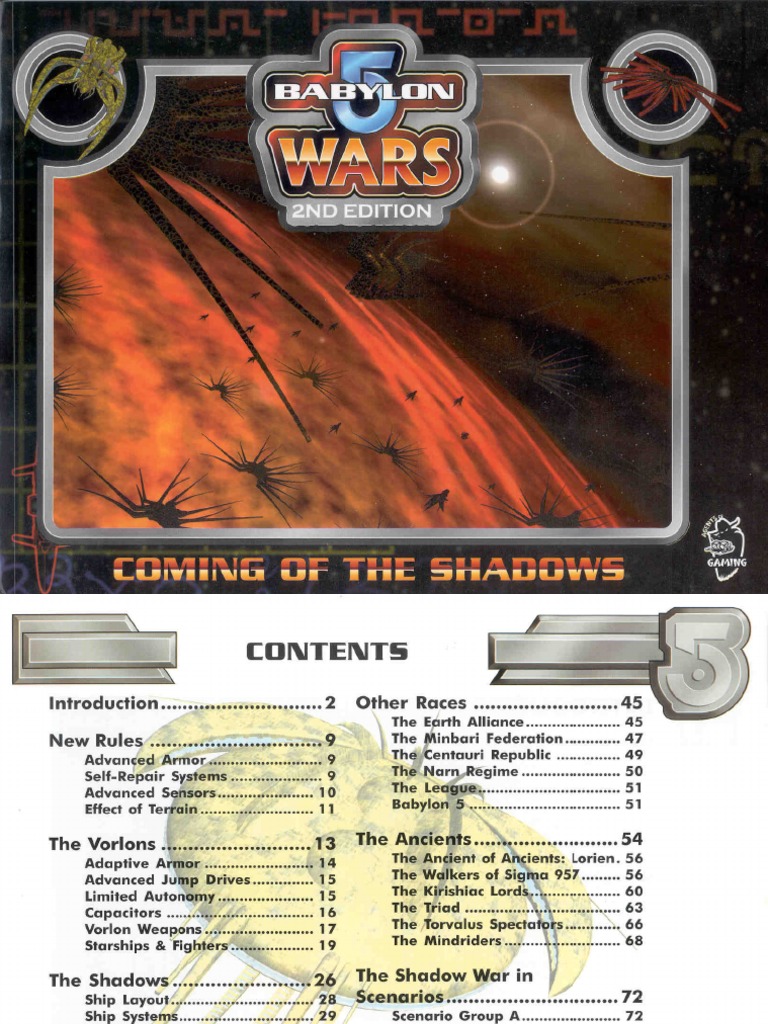 Babylon 5 Wars - Coming of the Shadows