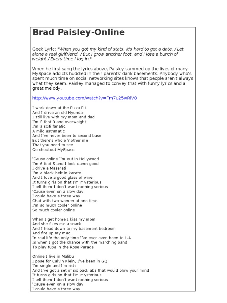 Technology Songs | PDF | Leisure | Entertainment (General)