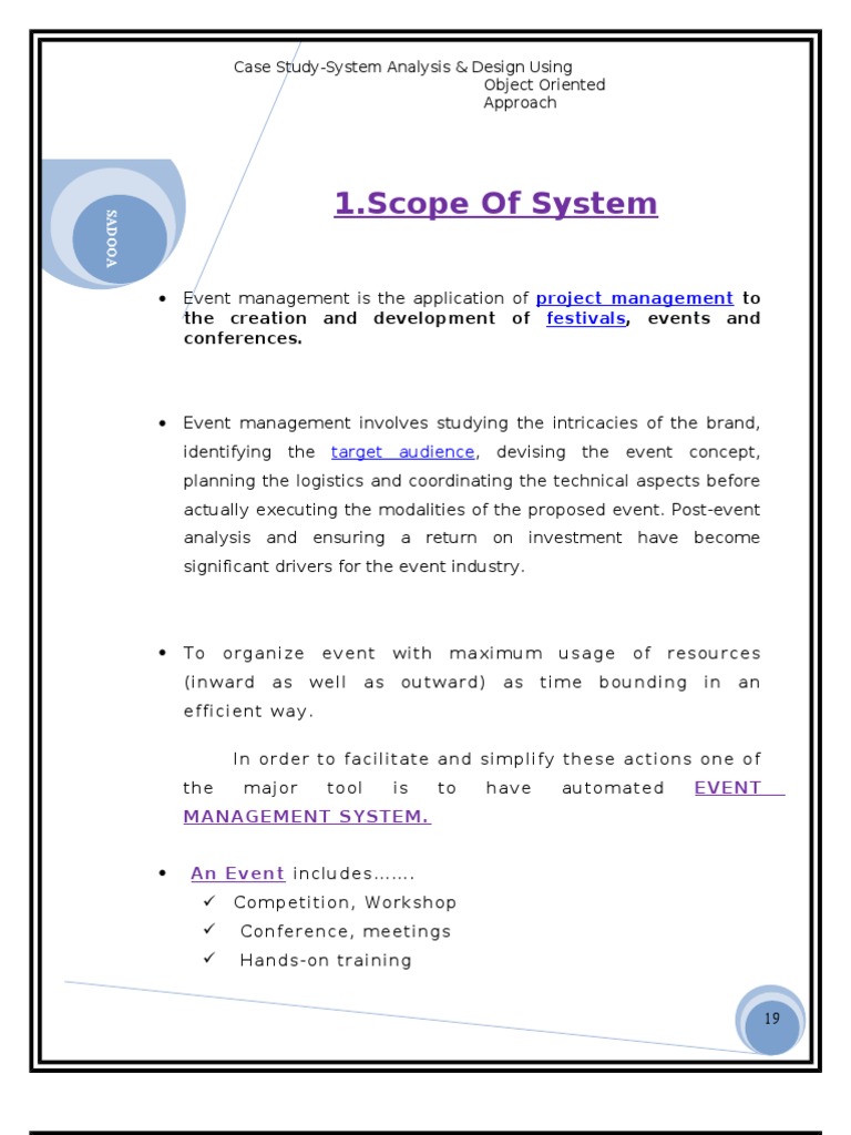 Event Management System | PDF | Use Case | Unified Modeling Language
