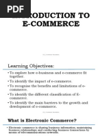 E Commerce Presentation | PDF | E Commerce | Sales