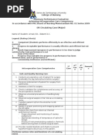 Pre-Operative Assessment Checklist | PDF | Surgery | Health Care