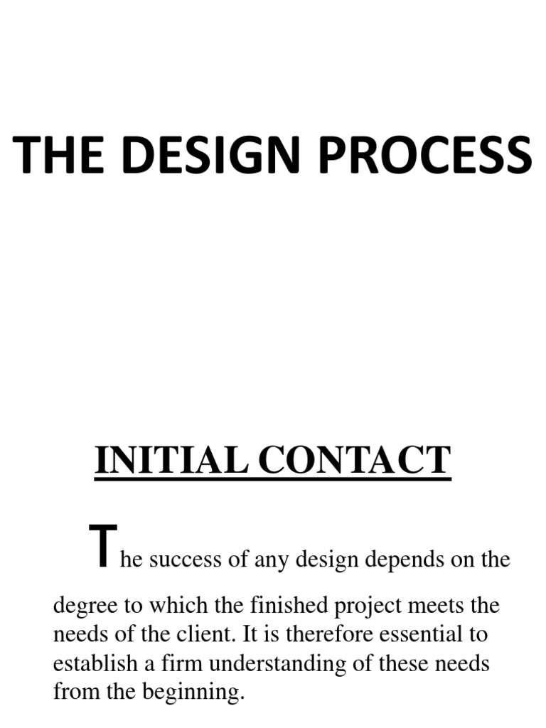 Architectural Design Process and Methodology | PDF | Goal | Evaluation