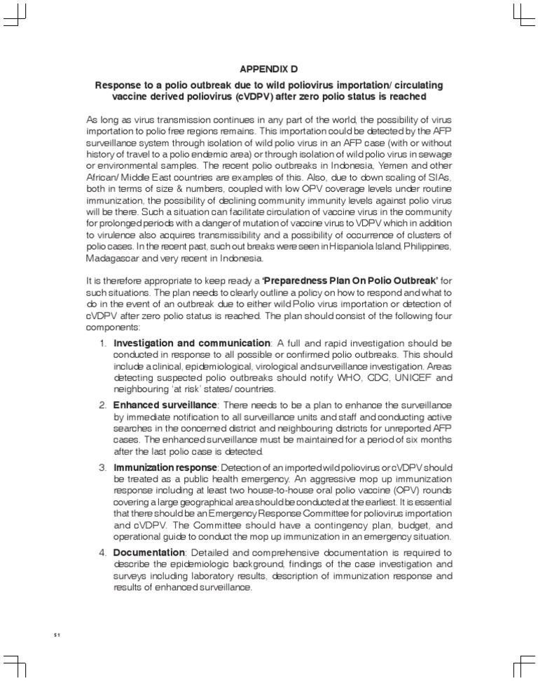 Appendix D | PDF | Vaccines | Epidemiology